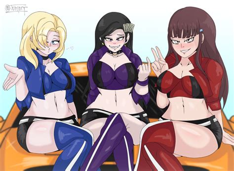 Rule 34 3girls 5 Fingers Alternate Version Available Belly Button
