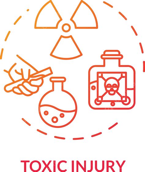 Toxicity Concept Icon Radiation Poisoning In Human Body Vector Gradient Mixture Organism Png