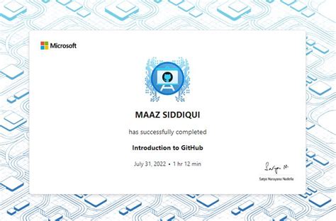 maaz siddiqui on linkedin microsoft github versioncontrol