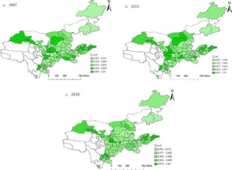 Spatial Differentiation Of Carbon Emission Efficiency Of Yellow River Download Scientific