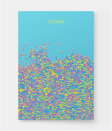 Irregular Array Or Matrix Of Random Ovals Background Breaking Down