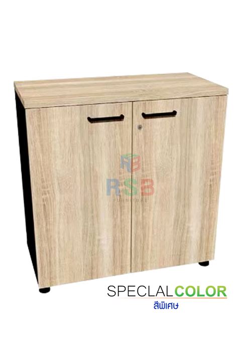 ตู้เอกสารเตี้ย 2 บานเปิด ขนาด 80 X 40 สูง 83 Cm พร้อมกุญแจล็อค รหัส 3440 โต๊ะทำงาน โต๊ะ