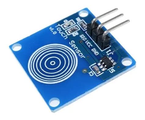 módulo sensor de toque capacitivo arduino pic avr arm rasp
