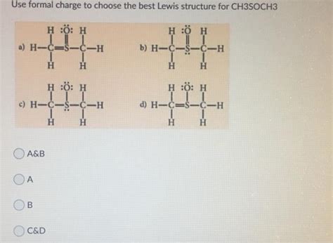 Ch3soch3 Lewis Structure