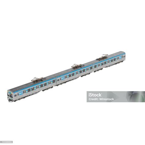 흰색 배경에 대한 열차의 3d 렌더링 된 스케일 모델 0명에 대한 스톡 사진 및 기타 이미지 0명 건축모형 공란 Istock