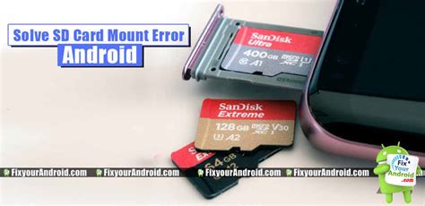 SD Memory Card Cannot Mount Or Recognized On Android FIXED