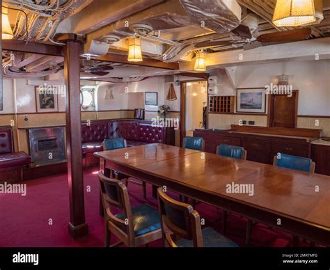 Officers Mess Inside Hms Cavalier D73r73 A C Class Destroyer On Officers Mess Inside Hms Cavalier D73r73 A C Class Destroyer On