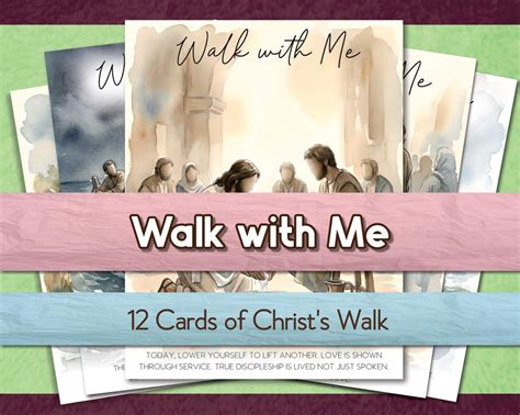 Walk With Me 2026 Lds Youth Theme Walk With Christ Lds T Printable Come Follow Me Bible Story