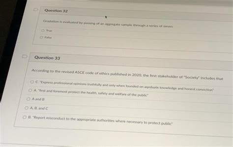 Solved Question 31 3 Pts According To Astm C33 Standard