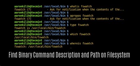 5 Ways To Find A Binary Command Description And Location On File System Artofit