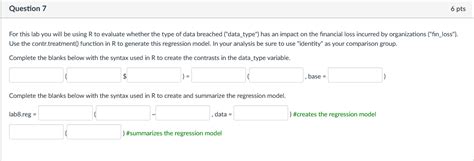 Solved Use The Appropriate Function To Read The Following Data Into R As A Course Hero