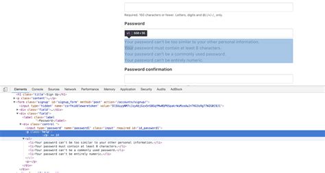 Issue With Help Text In Signup Page Template Issue Timonweb Django Bulma Github