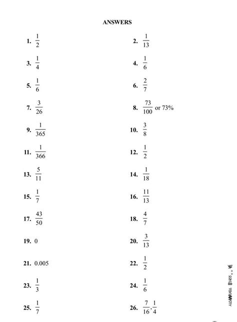 Class 10 Math Probability Notes And Questions
