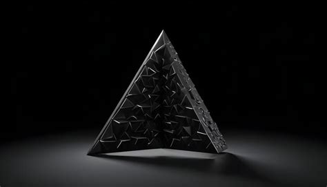 Premium Photo A Triangle That Has The Word Triangle On It