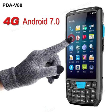 Touch Screen Android Handheld Pda Barcode Scanner 1d 2d Portable Data Collector Terminal Device