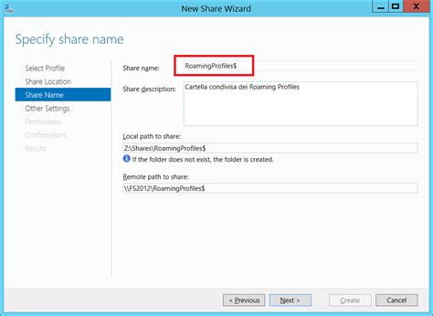 Configurare I Roaming Profiles In Windows Server 2012 R2