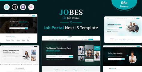 Jobes Job Portal React Next Js Template By Egenstheme Themeforest