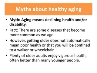 Healthy Aging Pptx