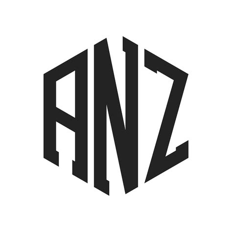 Premium Vector Anz Logo Design Initial Letter Anz Monogram Logo Using