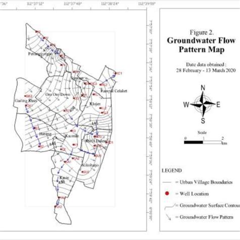 Groundwater Flow Pattern Map Download Scientific Diagram