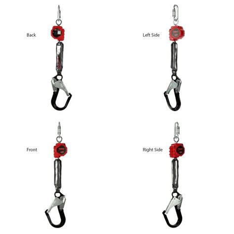 3m Protecta Rebel Srl Triple Action Carabiner Scaffold Hook 6ft 1 8m Webbing Handling