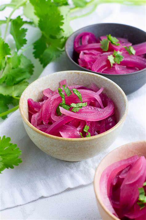 Asian Pickled Red Onions Plates By Nat