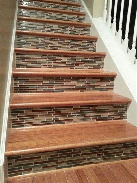 Wood And Tile Stairs Ideas