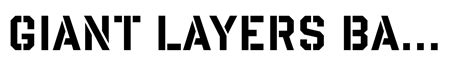 Giant Font Webfont And Desktop Myfonts