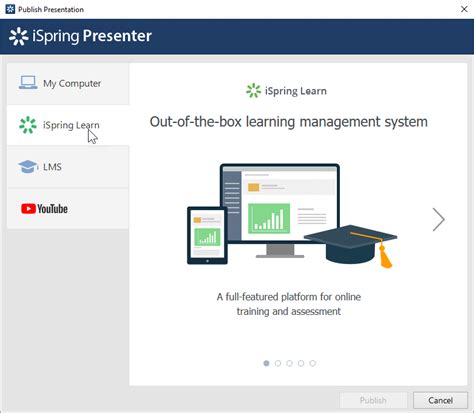 Publish To Ispring Learn