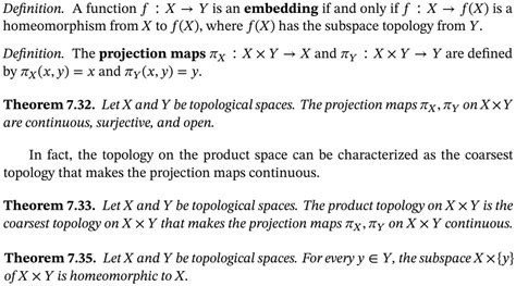solved definition a function f x y is an embedding if and only if f x f x is a homeomorphism