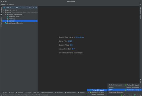Dataspell Eap 19 Jupyter Variables Workspace Interpreters Diff For Notebooks Pycharm And