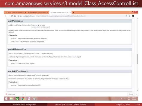 Lecture 4 Access Control Policies Pdf