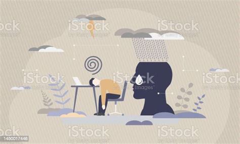 Boreout Syndrome Conceptual Illustration Stock Illustration Download
