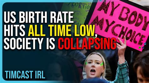 Us Birth Rate Hits All Time Low Society Is Collapsing