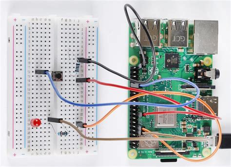 Lesson Controlling Led By Button Sunfounder Electronic Kit Documentation