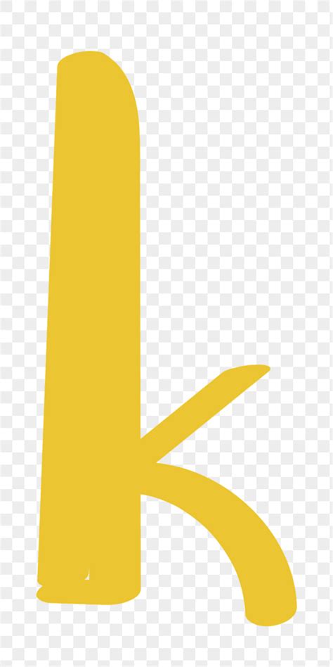 K Letter Png Doodle Typography Premium Png Sticker Rawpixel