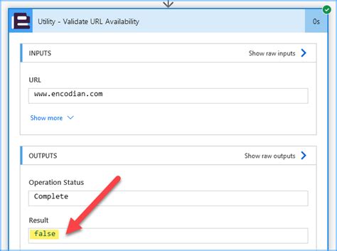 utility validate url availability encodian customer help