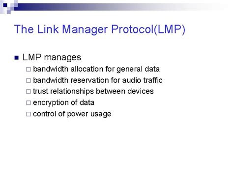 Introduction To Bluetooth Outline Why Bluetooth N History