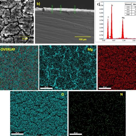 Sem Images A Cross Section B Edx Profile C And Mapping D Of Download Scientific