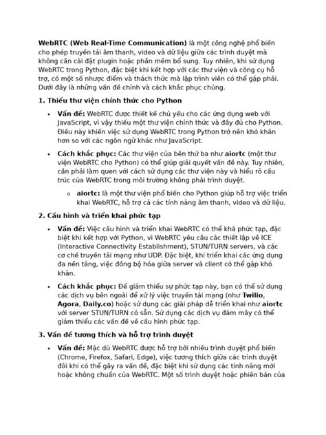 Webrtc Pdf