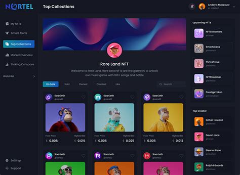 NFT Dashboard UI UX Design On Behance