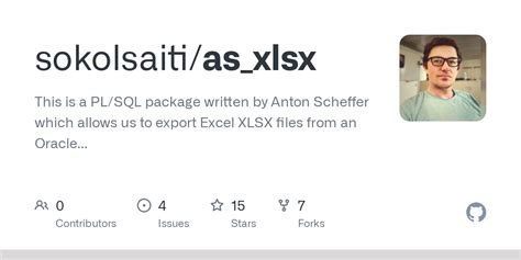 Github Sokolsaitiasxlsx This Is A Plsql Package Written By Anton