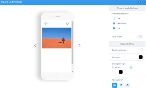 Wix Pro Gallery Customizing The Gallery Design For Your Mobile Site