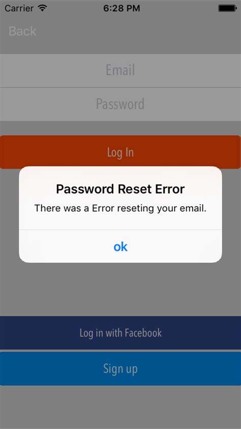Ios Parse Open Source Server Reset Password Error Stack Overflow