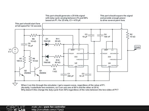 Pwm Fan Controller Circuit Diagram Circuit Diagram