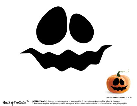 Pumpkin Face Cutouts Printable Free Printable Hq