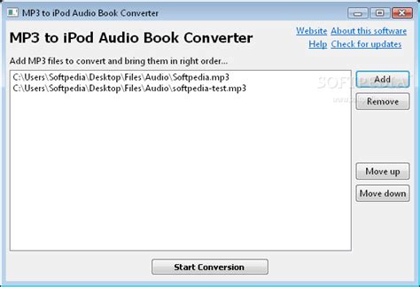 MP To IPod Audio Book Converter Download Softpedia