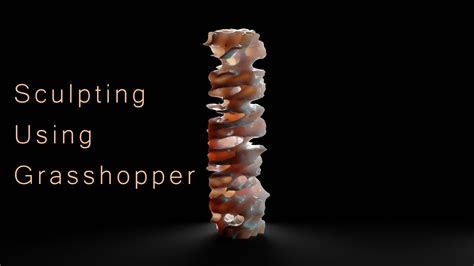 Parametric Sculpture Grasshopper Cocoon And Weaverbird Youtube