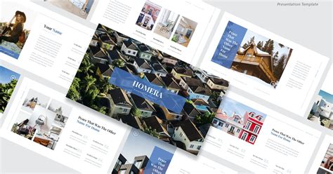 Homera Шаблон презентаций Powerpoint по недвижимости Шаблоны презентаций Включая бизнес и