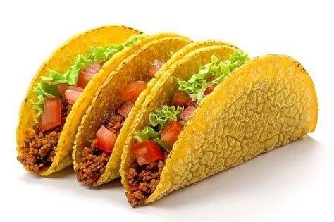 Assorted Hard Shell Tacos With Fresh Toppings Vibrant And Delicious